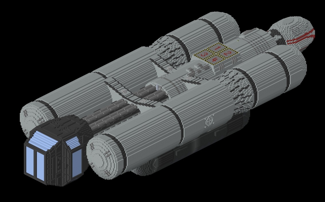 BSG Tube Ship Minecraft Map