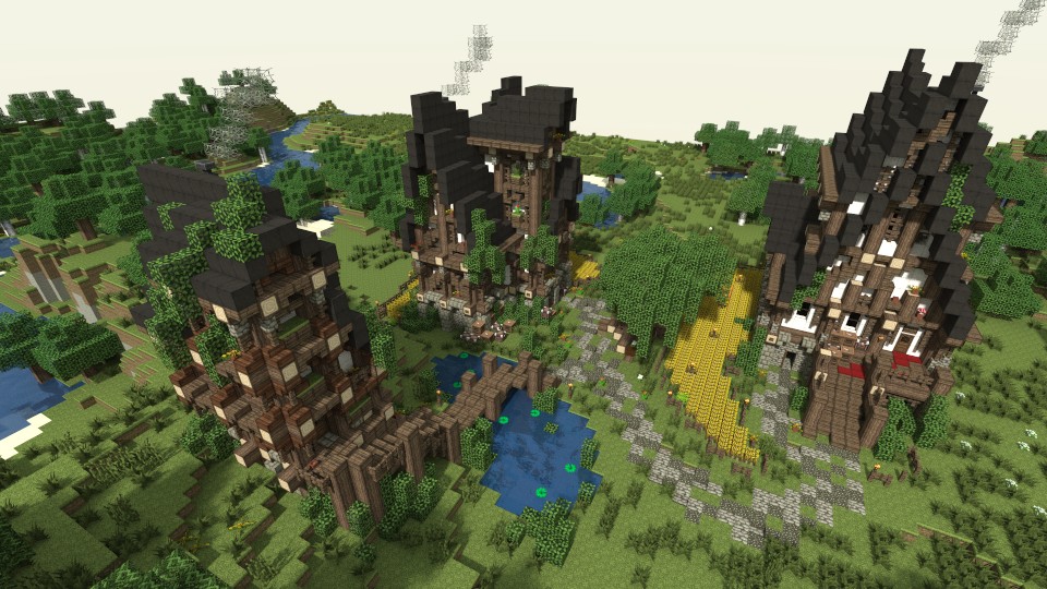~ Medieval Farm Village [New Style] ~ Minecraft Map