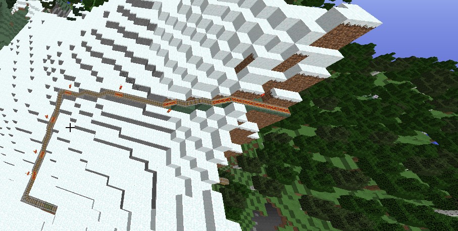 Epic rollercoaster Minecraft Map