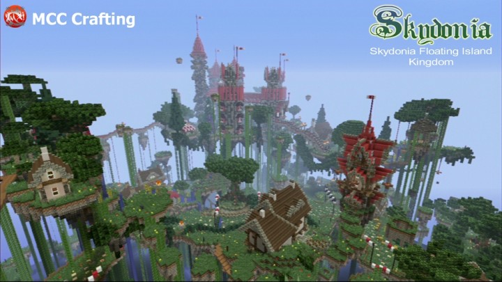 Skydonia Floating Island Kingdom Parkour Adventure Map Minecraft PS3 ...