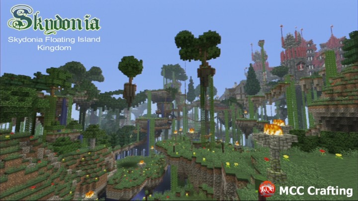 Skydonia Floating Island Kingdom Parkour Adventure Map Minecraft PS3 ...