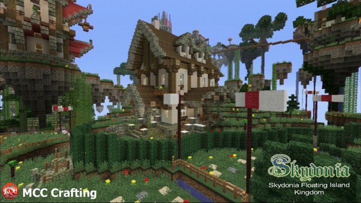 Skydonia Floating Island Kingdom Parkour Adventure Map Minecraft PS3 ...