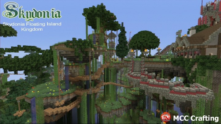 Skydonia Floating Island Kingdom Parkour Adventure Map Minecraft PS3 ...