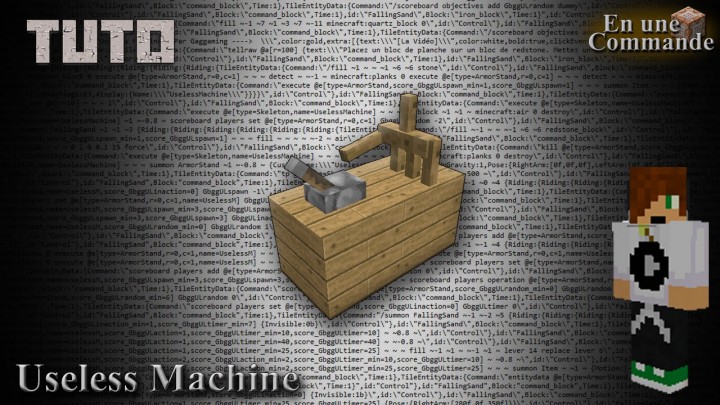 [OneCmd] "The Useless Machine" en vanilla Minecraft Map