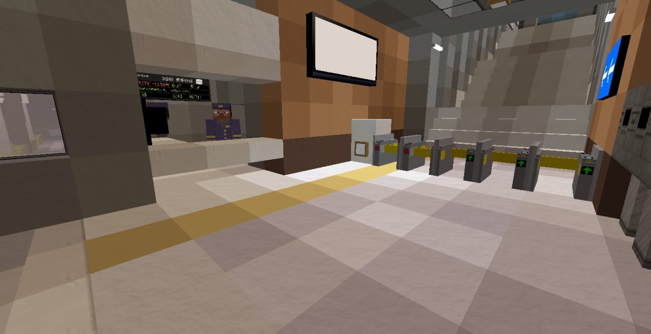 Takayama Railway Station- Suburbs Minecraft Map