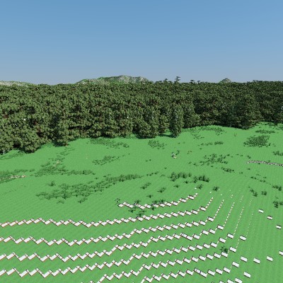River And Forest Terrain Minecraft Map