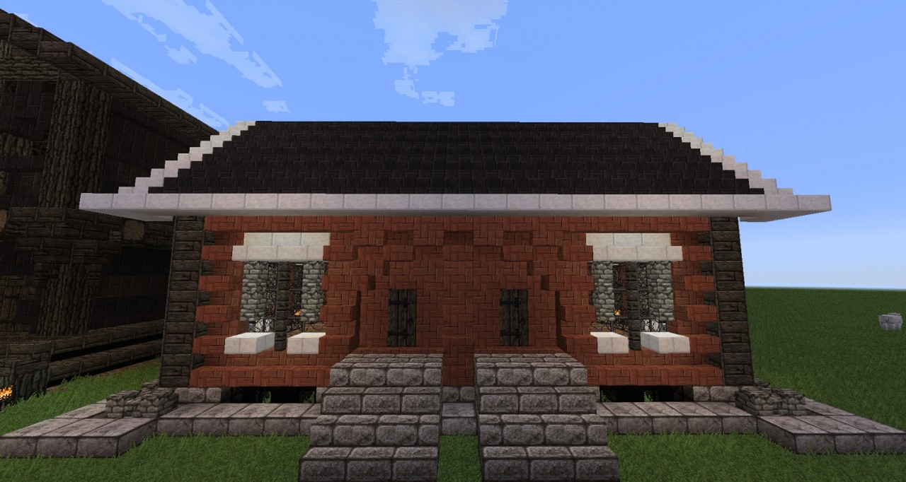 3 Cozy Cabins | Norwegian farmhouses Minecraft Map