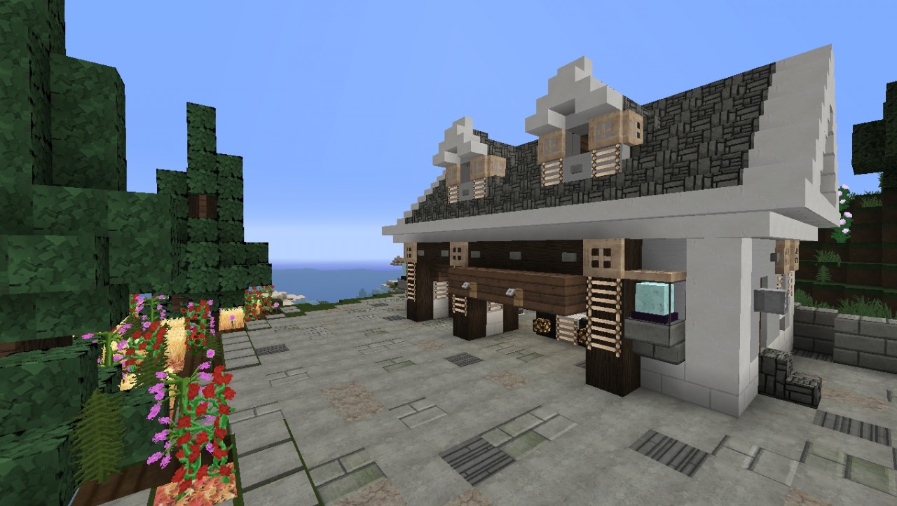 Cape Cod Beach House Minecraft Map
