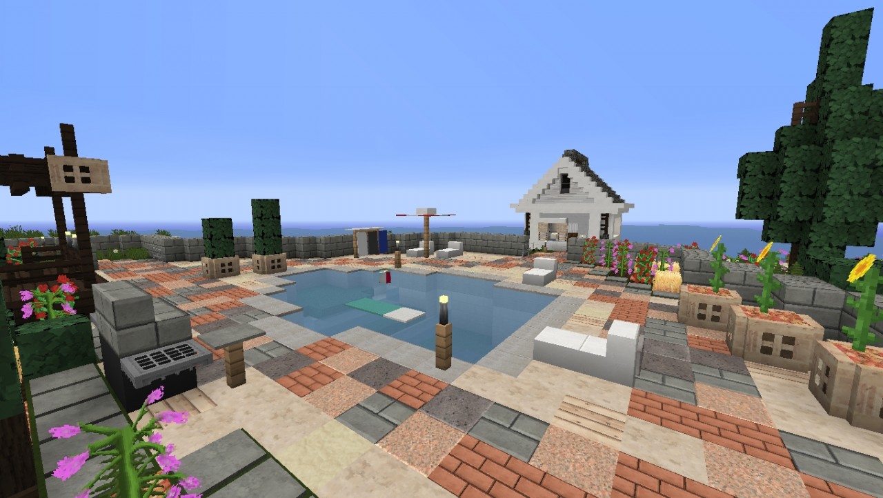 Cape Cod Beach House Minecraft Map