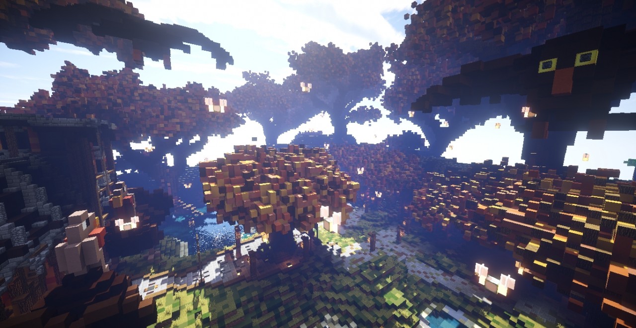 Seasonal Themed Hub Minecraft Map