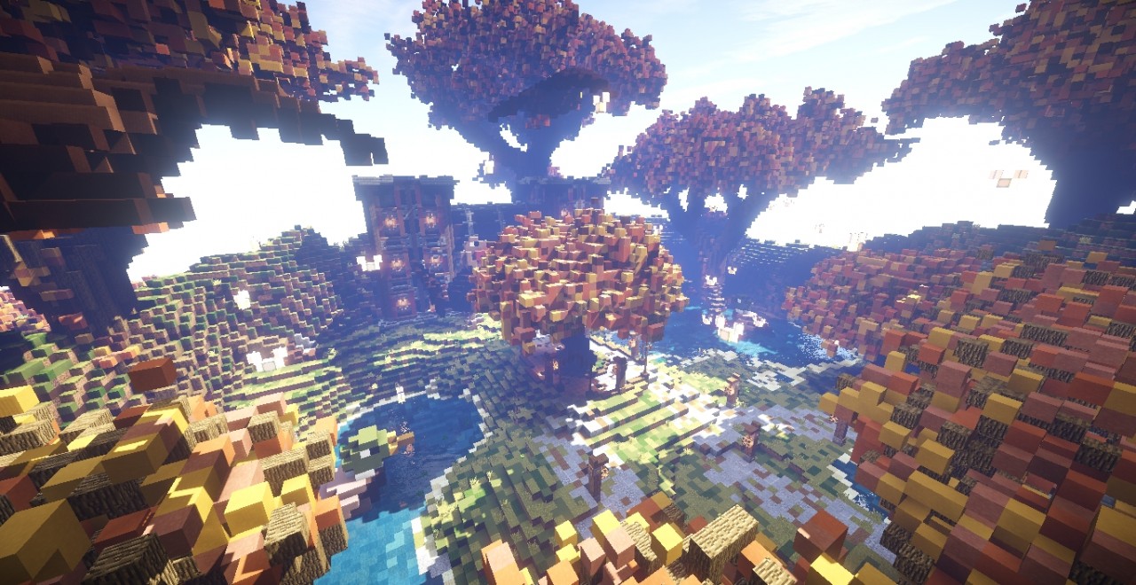 Seasonal Themed Hub Minecraft Map