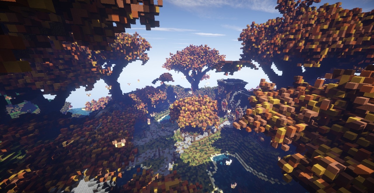 Seasonal Themed Hub Minecraft Map