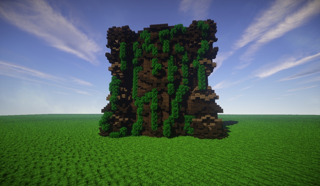 Wall in wood only Minecraft Map