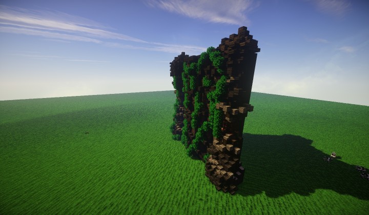 Wall in wood only Minecraft Map