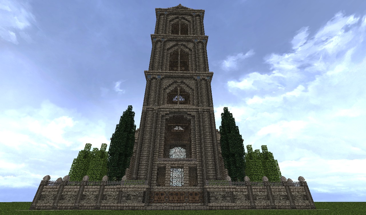 Town Tower House Minecraft Map