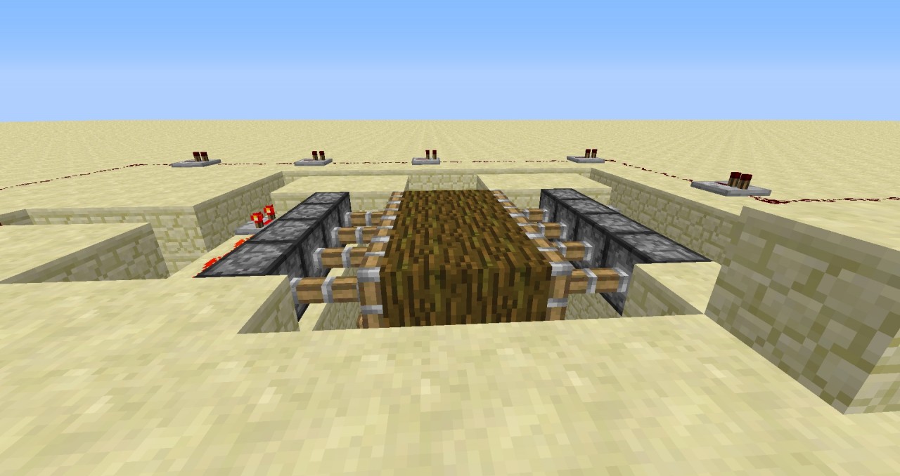 Secret Ground Opening Minecraft Map