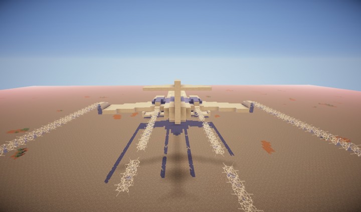 Bombardier Learjet 55 Minecraft Map