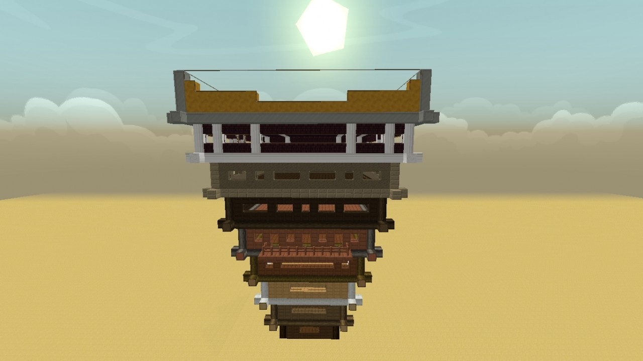 Evolution or progression house Minecraft Map