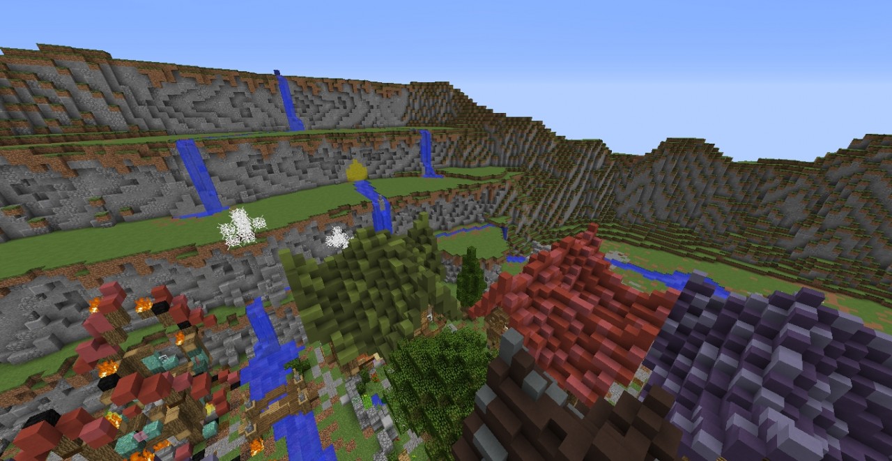 Magic / Fantasy town Minecraft Map
