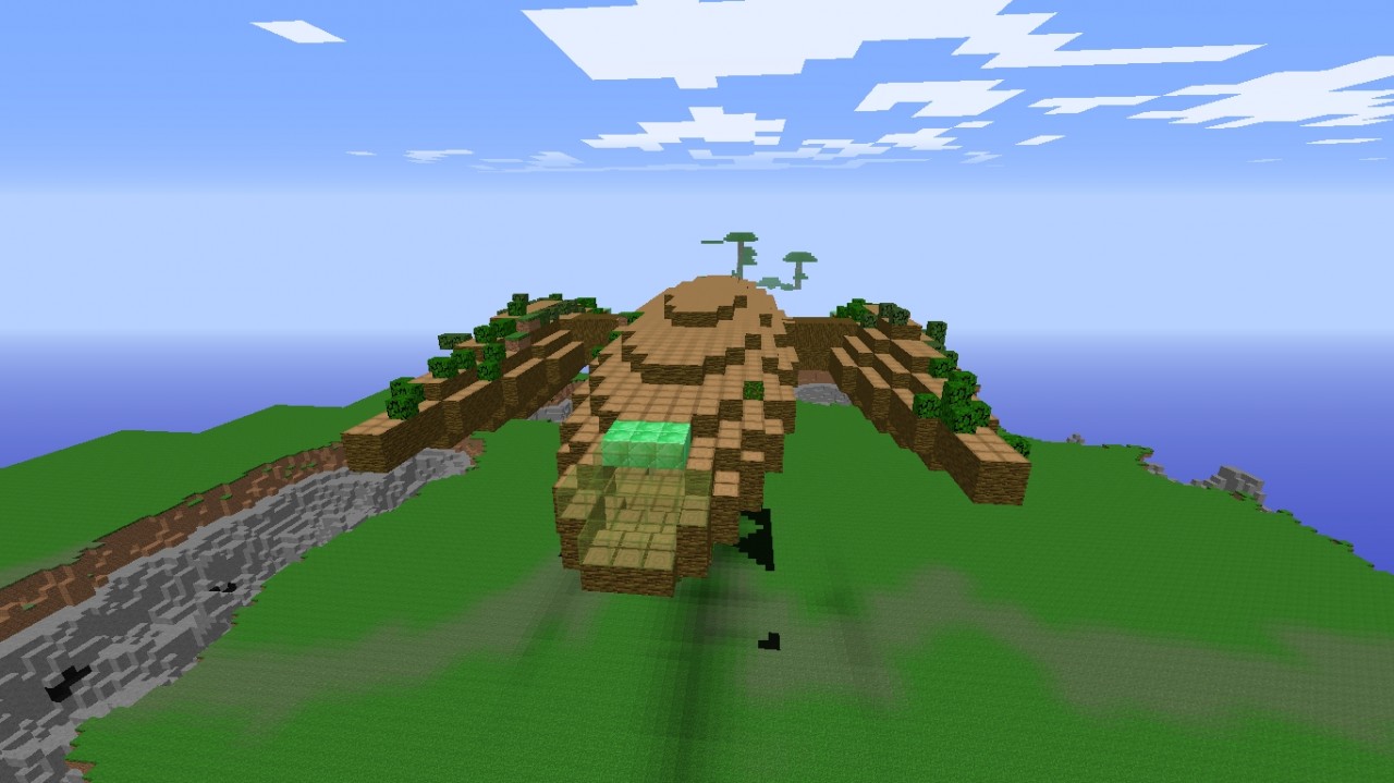 Terrosia Dryad-Class Spacecraft Minecraft Map