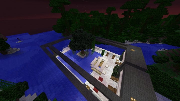 Small Outdoor Pool Minecraft Map