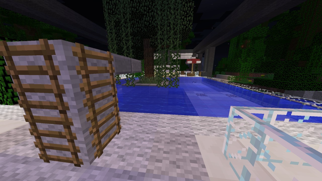 Small Outdoor Pool Minecraft Map