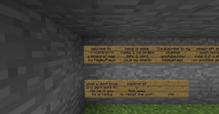 Control Minecraft Map