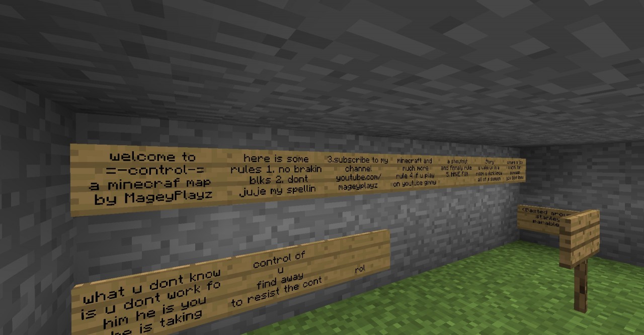 Control Minecraft Map