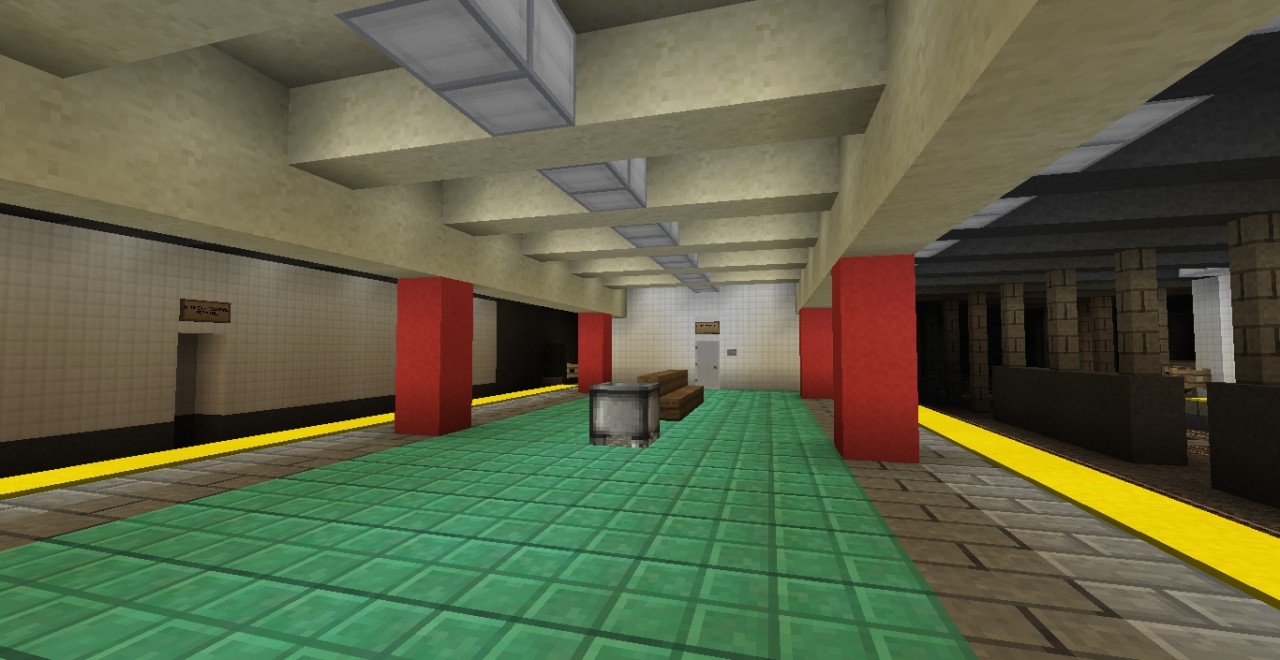 NYC Style Subway Station #2 Minecraft Map