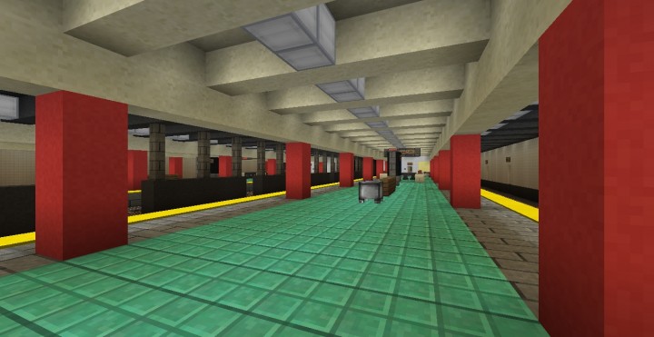 NYC Style Subway Station #2 Minecraft Map