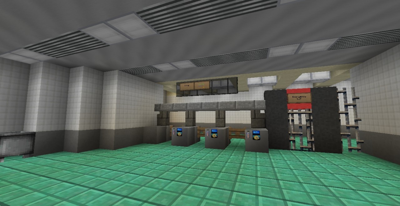 NYC Style Subway Station #2 Minecraft Map