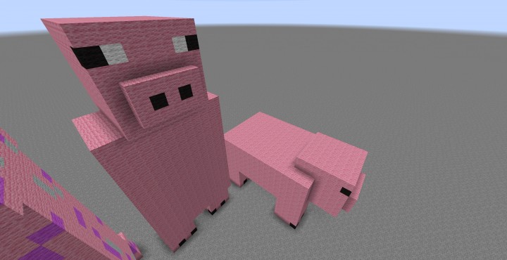Evolution Of: creeper- from pig Minecraft Map
