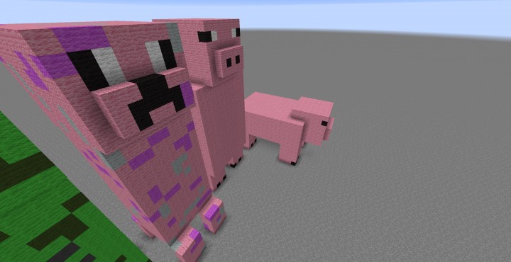 Evolution Of: creeper- from pig Minecraft Map