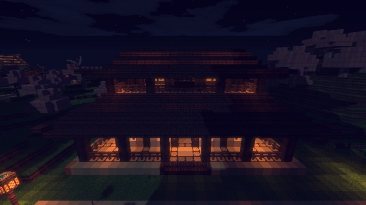 Traditional Asian themed small shop Minecraft Map