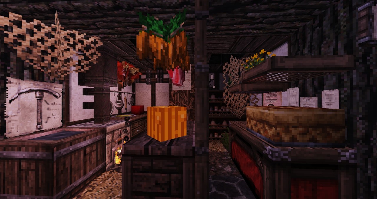 Kitchen Designs Minecraft Map