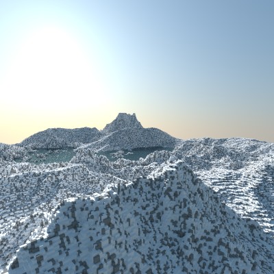 Icy Terrain Minecraft Map