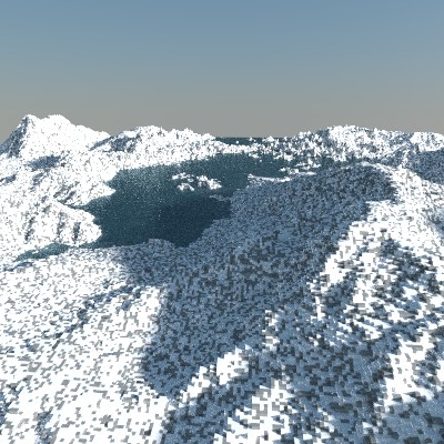 Icy Terrain Minecraft Map