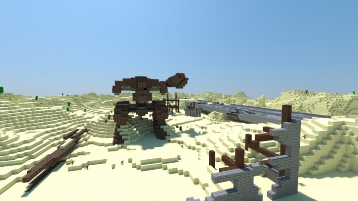 1000 Years old METAL GEAR REX Minecraft Map