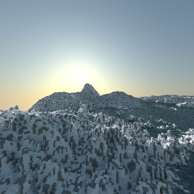 Icy Terrain Minecraft Map