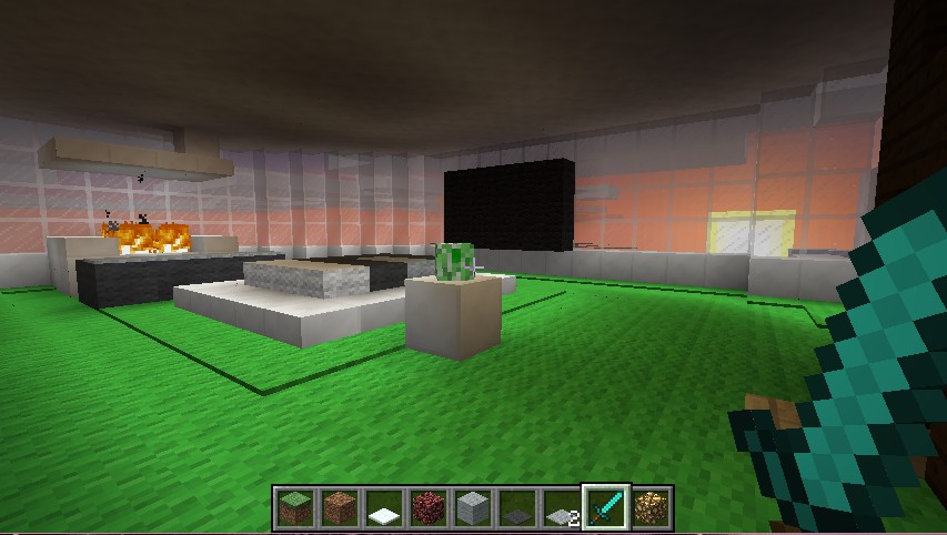 The Octagon Mansion (FULL MODERN INTERIOR) Minecraft Map