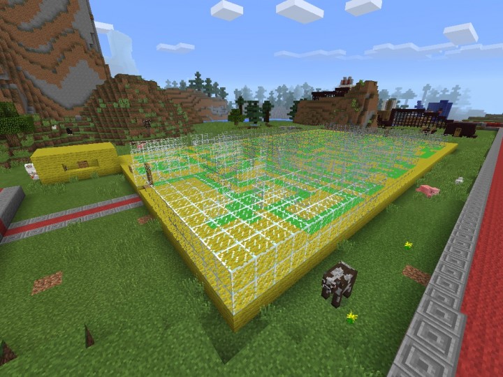 The Glass Maze!! (In MCPE) Minecraft Map