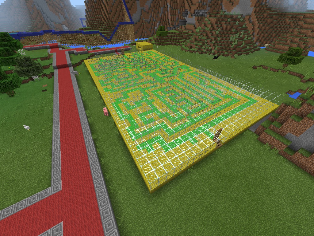 The Glass Maze!! (In MCPE) Minecraft Map