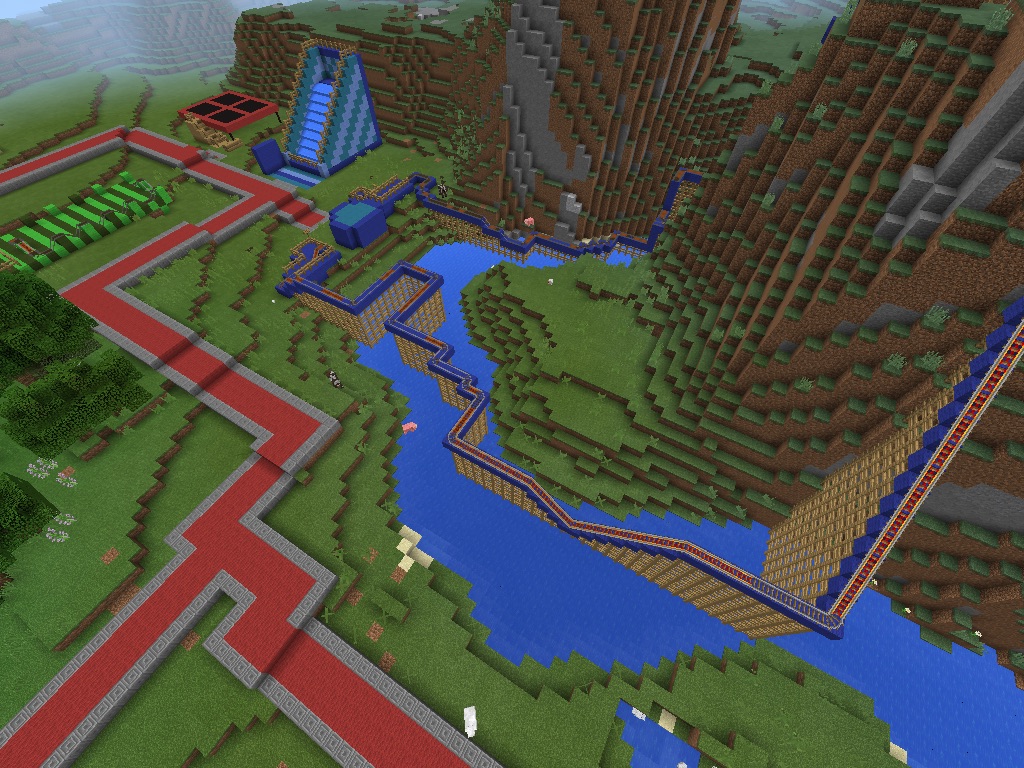 The River Loop Coaster Minecraft Map