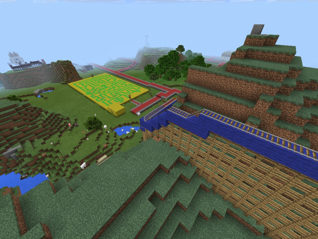 The River Loop Coaster Minecraft Map