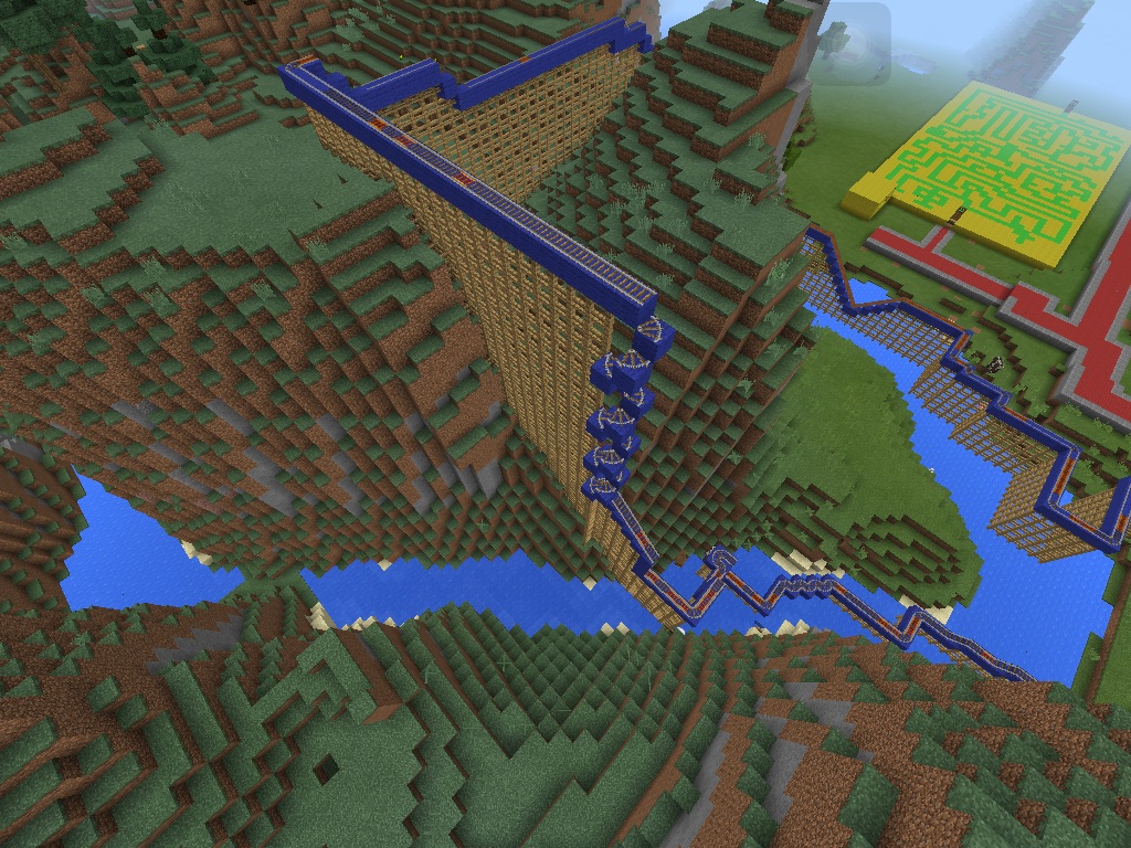 The River Loop Coaster Minecraft Map