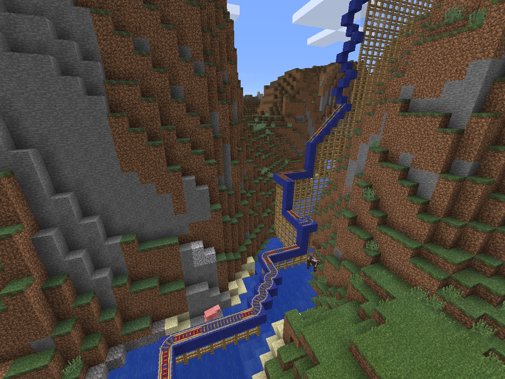 The River Loop Coaster Minecraft Map