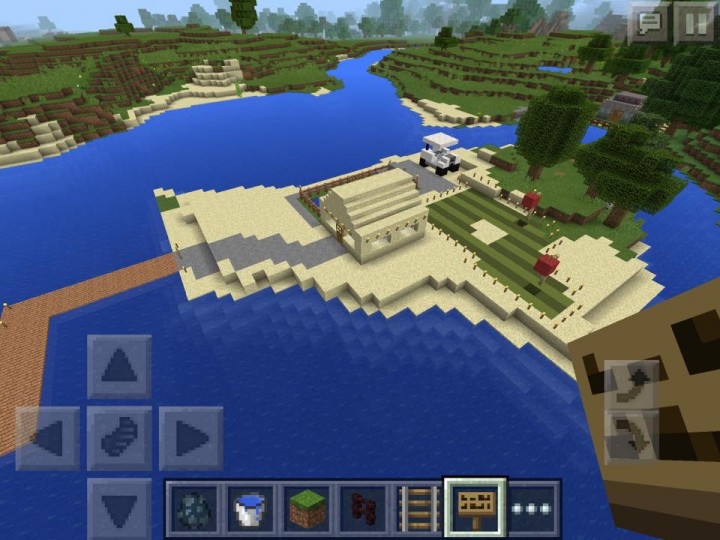 Simple Lovely Beach House Minecraft Map