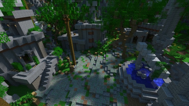 Aztec Jungle - Galaxius Survival Games Map Minecraft Map