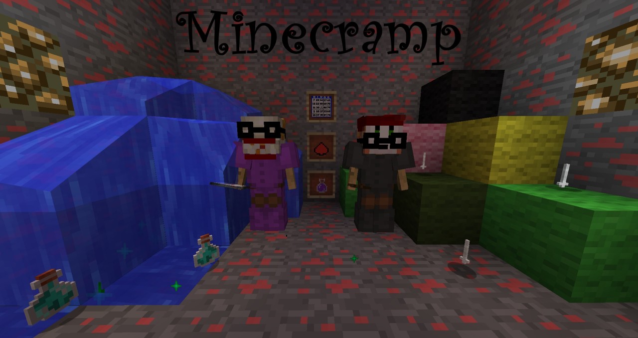 MineCramp - Elderly people play Minecraft too! Minecraft Mod