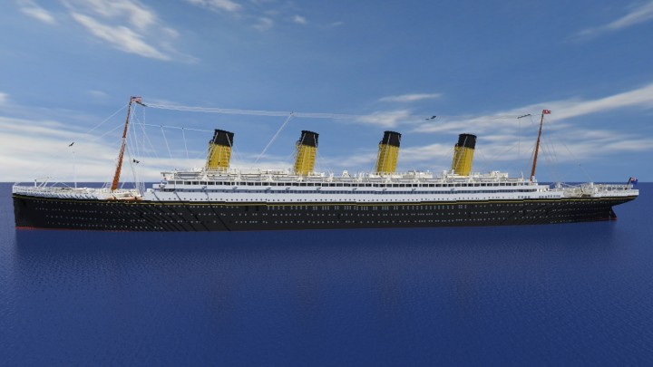 RMS Olympic 4:1 Minecraft Map
